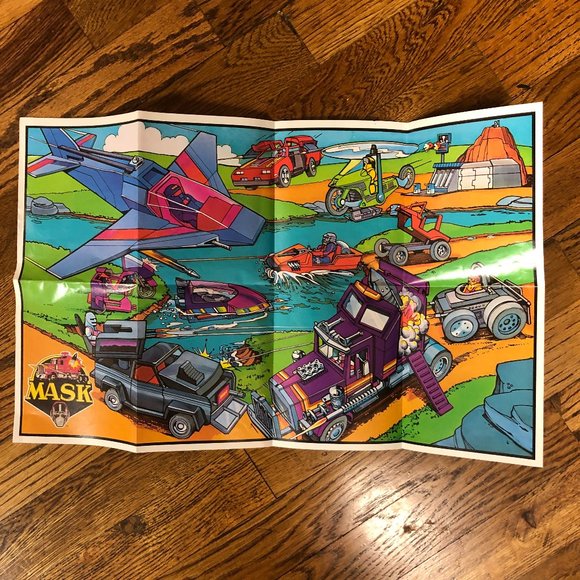 Kenner | Toys | Mask Kenner Booklet Fold Out Poster 985 Original ...